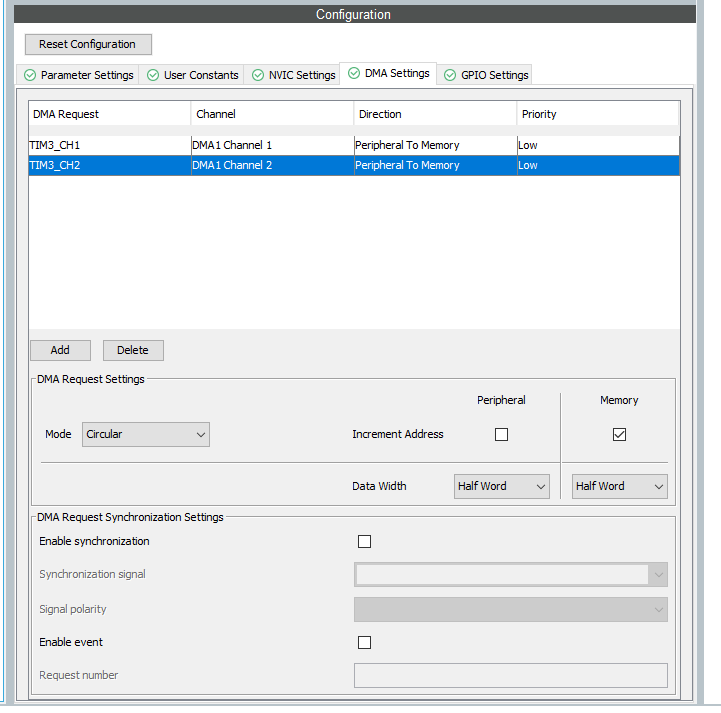 Capturing PWM with DMA in indirect mode on Channel... - STMicroelectronics Community