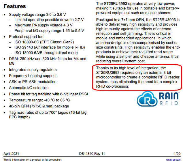 Solved: UHF RFID reader - STMicroelectronics Community