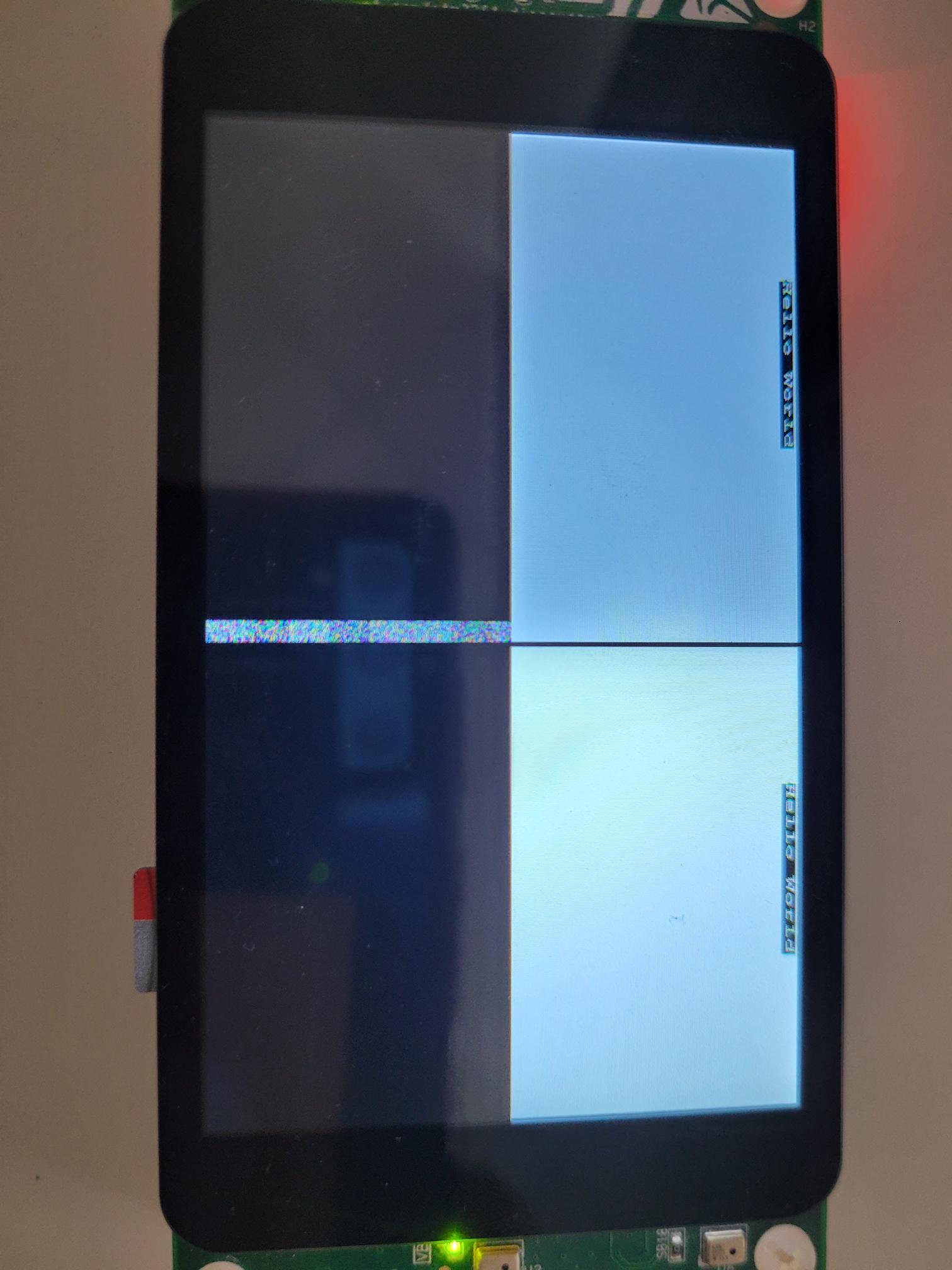 Solved: Stm32f469i Display is splitted in 4 Rectangles - STMicroelectronics Community