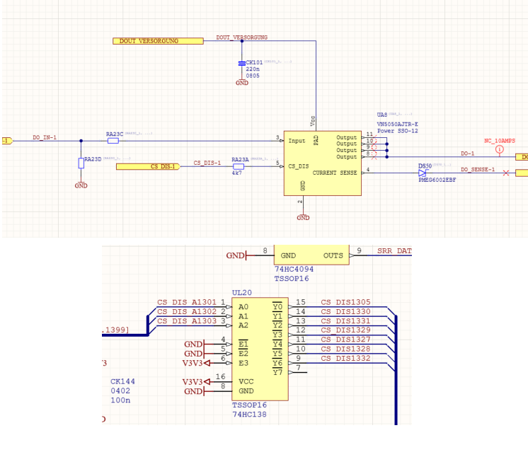 Solved: VN5050AJ CS_DIS not working - again - STMicroelectronics Community