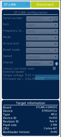 Solved Nucleo H723zg Dev Target Held Under Reset Stmicroelectronics Community
