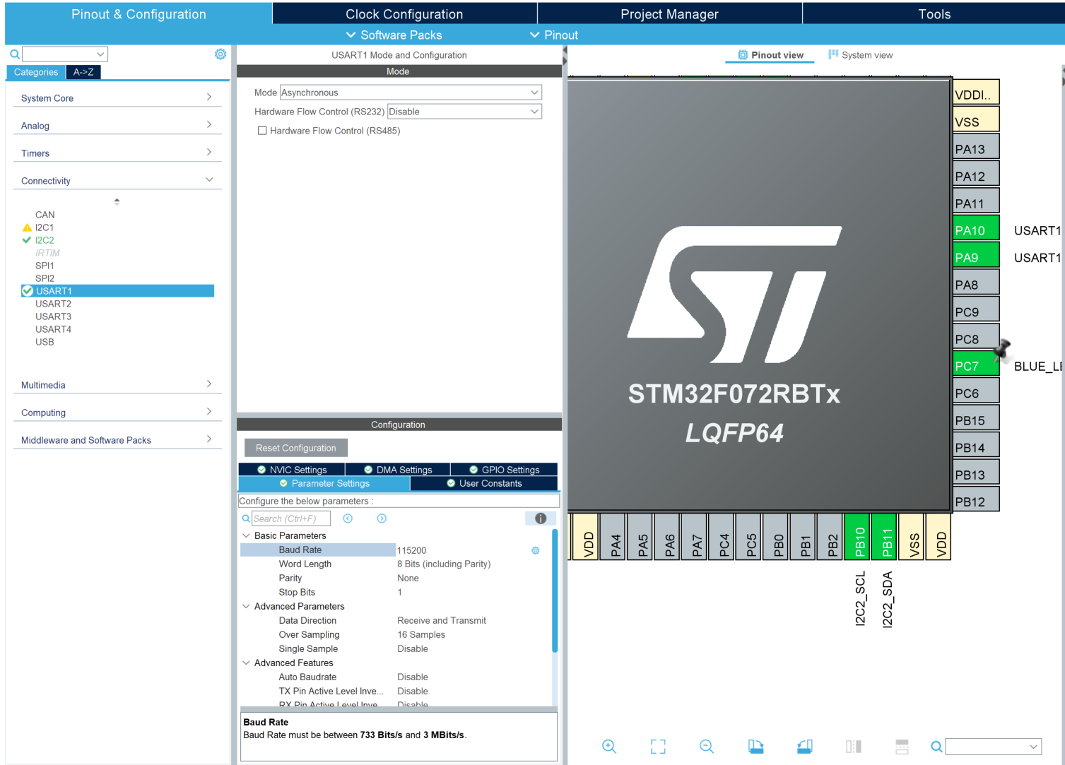 32F072BDISCOVERY Serial Print - STMicroelectronics Community
