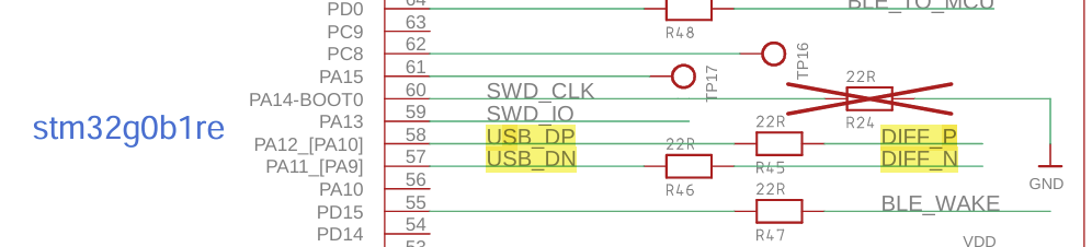 Solved: custom board with stm32g0 as USB device isn't work... - STMicroelectronics Community
