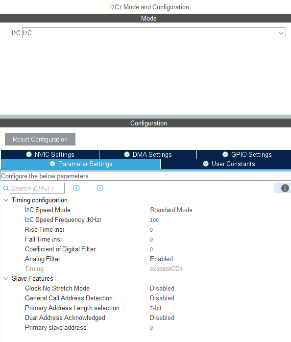 I2C Slave RX callback doesn't called - STMicroelectronics Community