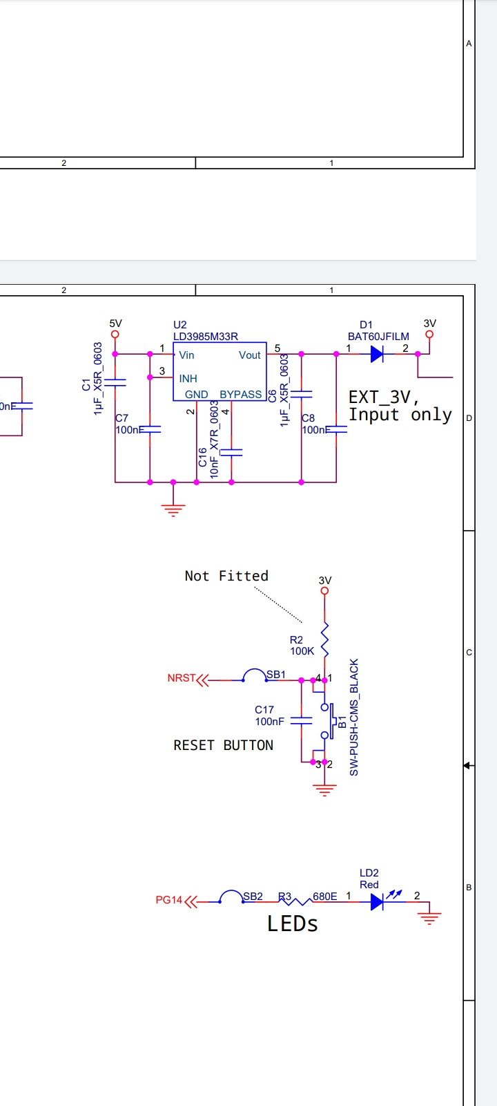 Solved Stm32f429 Custom Board Schematic Review Stmicroelectronics Community
