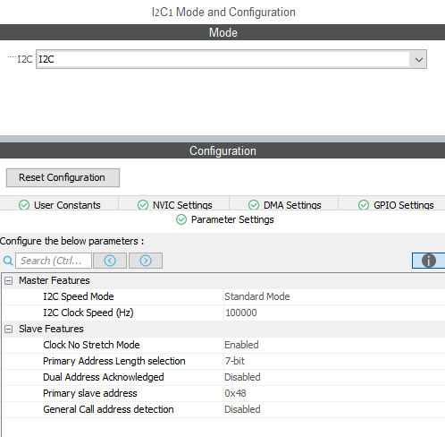I2C Slave RX callback doesn't called - STMicroelectronics Community