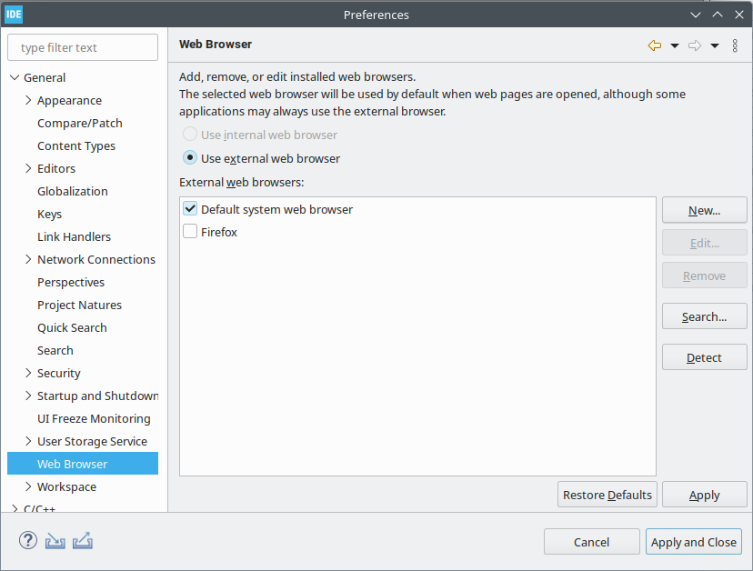 Solved: Internal browser greyed out - STMicroelectronics Community