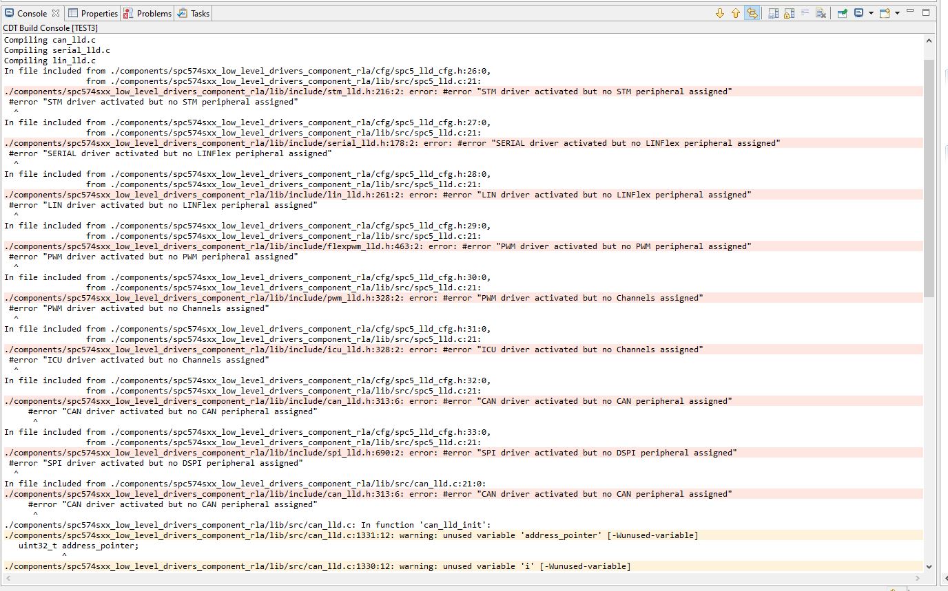 Error Building The Code For L9963e Eval Board Stmicroelectronics Community