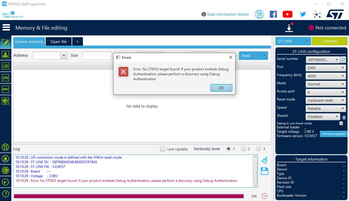 Stm32cubeprogrammer Update Stmicroelectronics Community