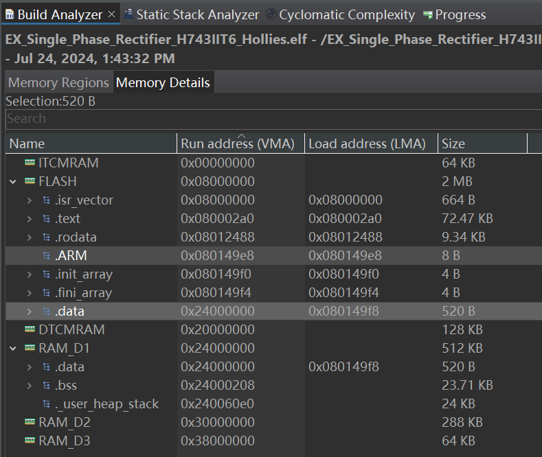 Solved Would Like To Be Able To Use Build Analyzer Stmicroelectronics Community 6103