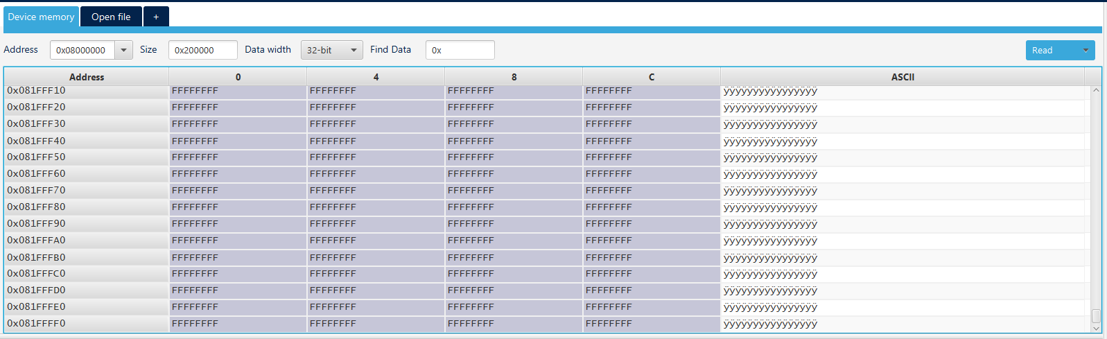 STM32U5 unable to read and write data to the secon... - STMicroelectronics Community