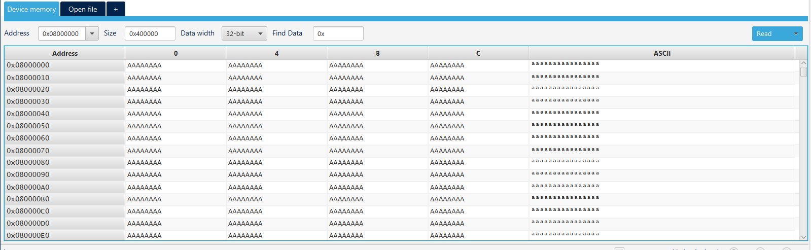STM32U5 unable to read and write data to the secon... - STMicroelectronics Community