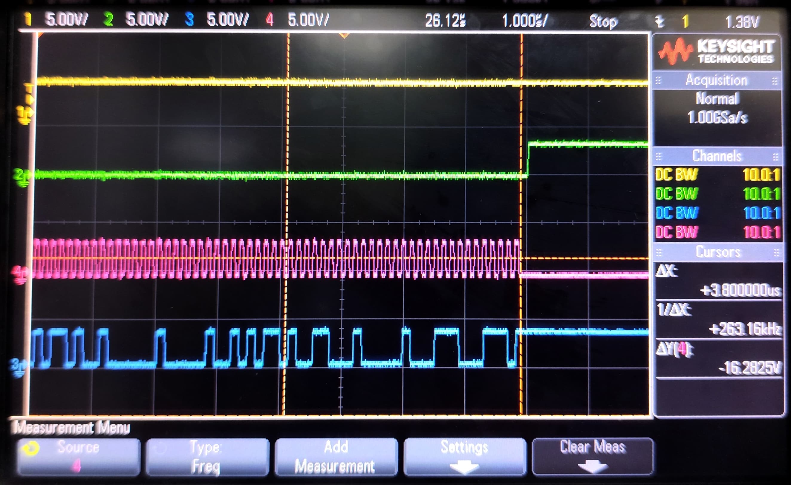 Issue With Chip Select Pin Timing In Stm32 L4p5dk Stmicroelectronics Community