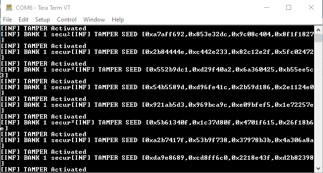 Solved: TFM application loops in the terminal emulator ins... - STMicroelectronics Community