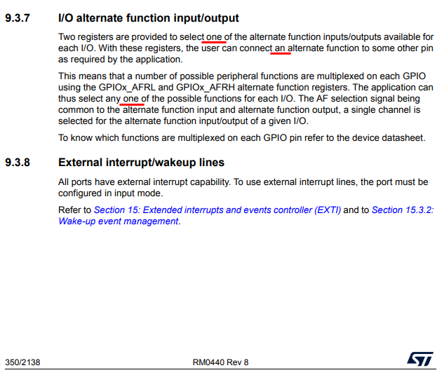 How activate one AF and more Analog func on same p... - STMicroelectronics Community