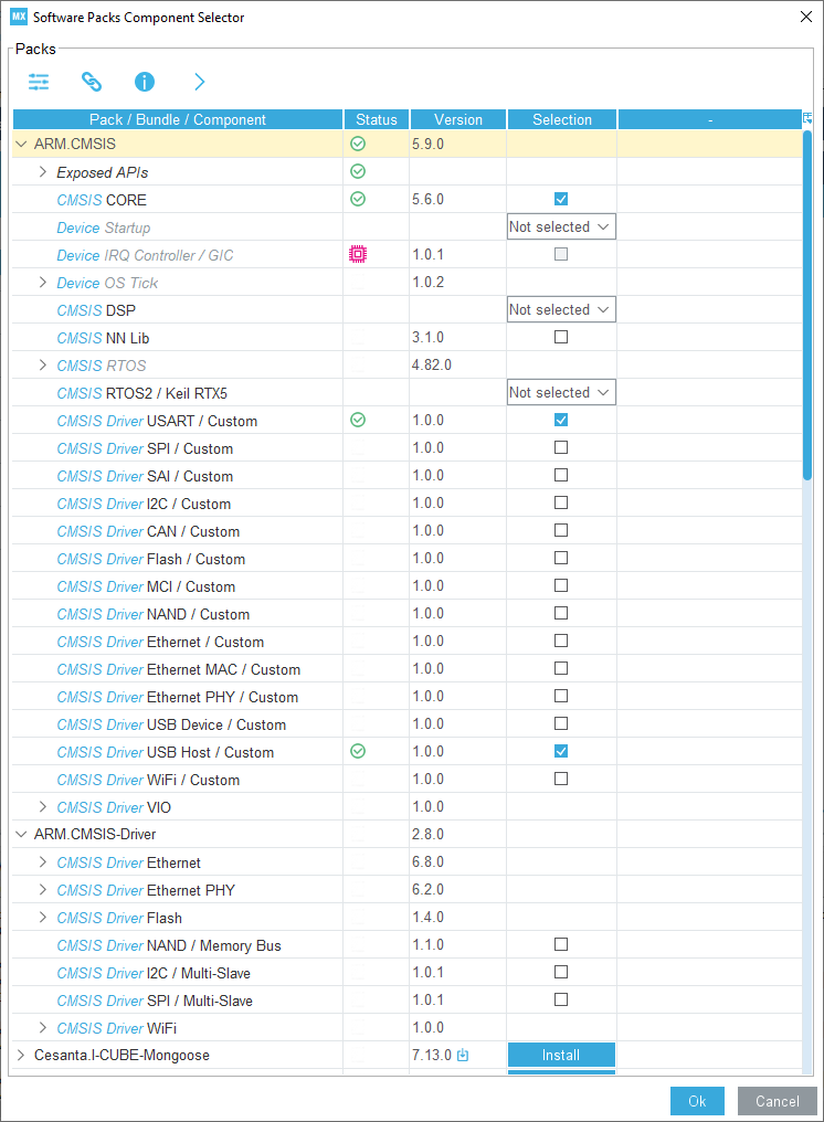Solved Where Is Cmsis In Latest Cubeide Stmicroelectronics Community