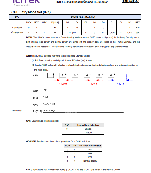 ILI9488 -TFT (without touch) not working on STM32H ...