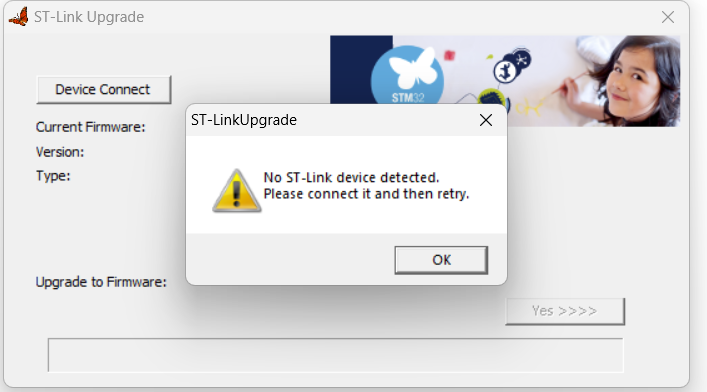 Solved: No ST-LINK detected - NUCLEO-F429Zi board - STMicroelectronics Community