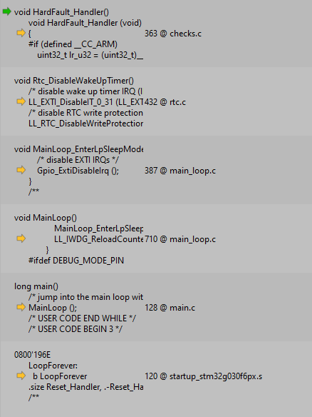 Solved Hard Fault Exception By Build With Optimisation Stmicroelectronics Community
