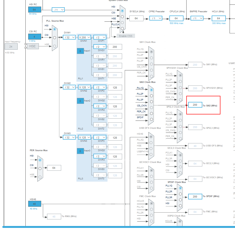 Solved Stm32cubemx 6120 Stm32h7s3 Sai2a Disabled Pr Stmicroelectronics Community 7205