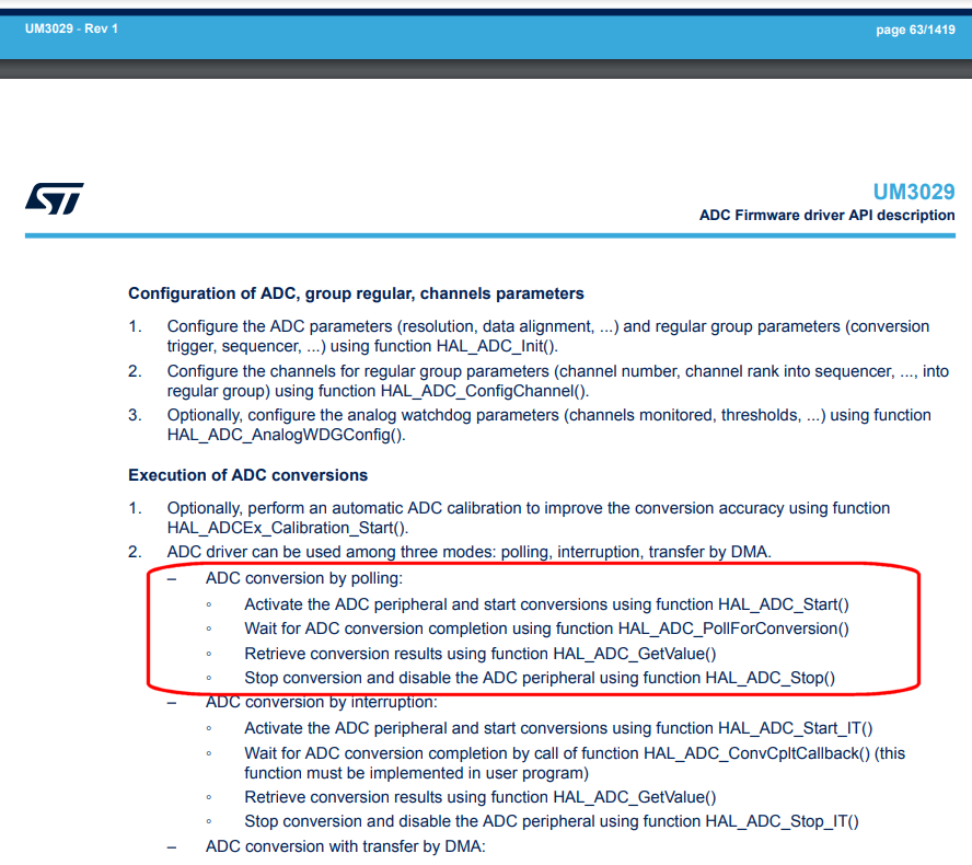 Solved: how to use the ADC the old-fashioned way. - STMicroelectronics Community