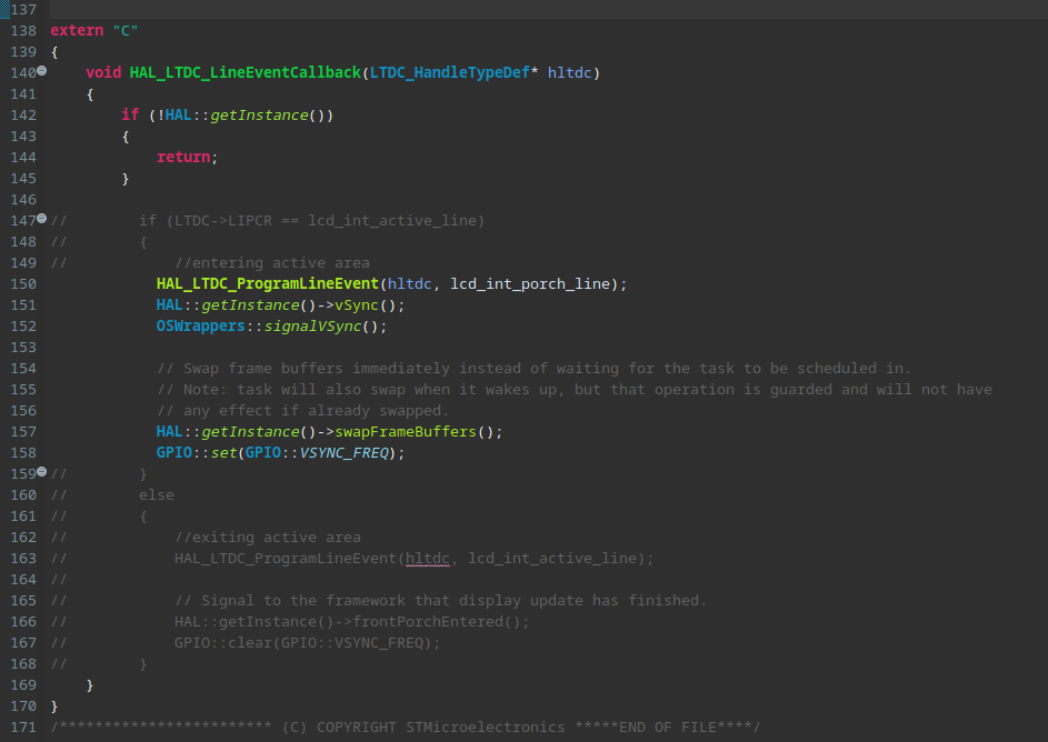 Solved Touchgfx Tick Not Running Methods Not Mutated Stmicroelectronics Community