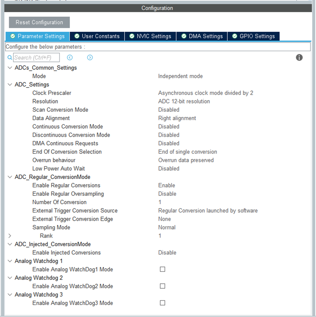 Solved: NUCLEO-H563ZI ADC linearity - STMicroelectronics Community