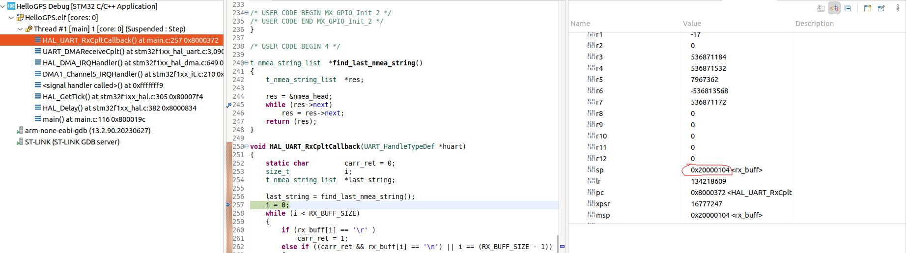 Solved: Global variable overlaps with stack. - Page 2 - STMicroelectronics Community