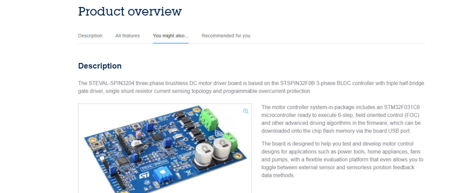 FOC algorithm using STEVAL-SPIN3204 - STMicroelectronics Community