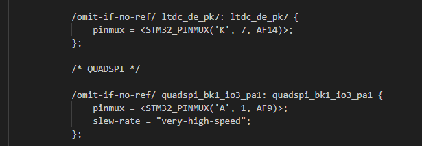 Solved: LTDC pins slew rate in device tree [Zephyr ...