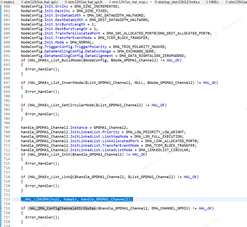 Stm32h563 Spi Dma Issue Stmicroelectronics Community 