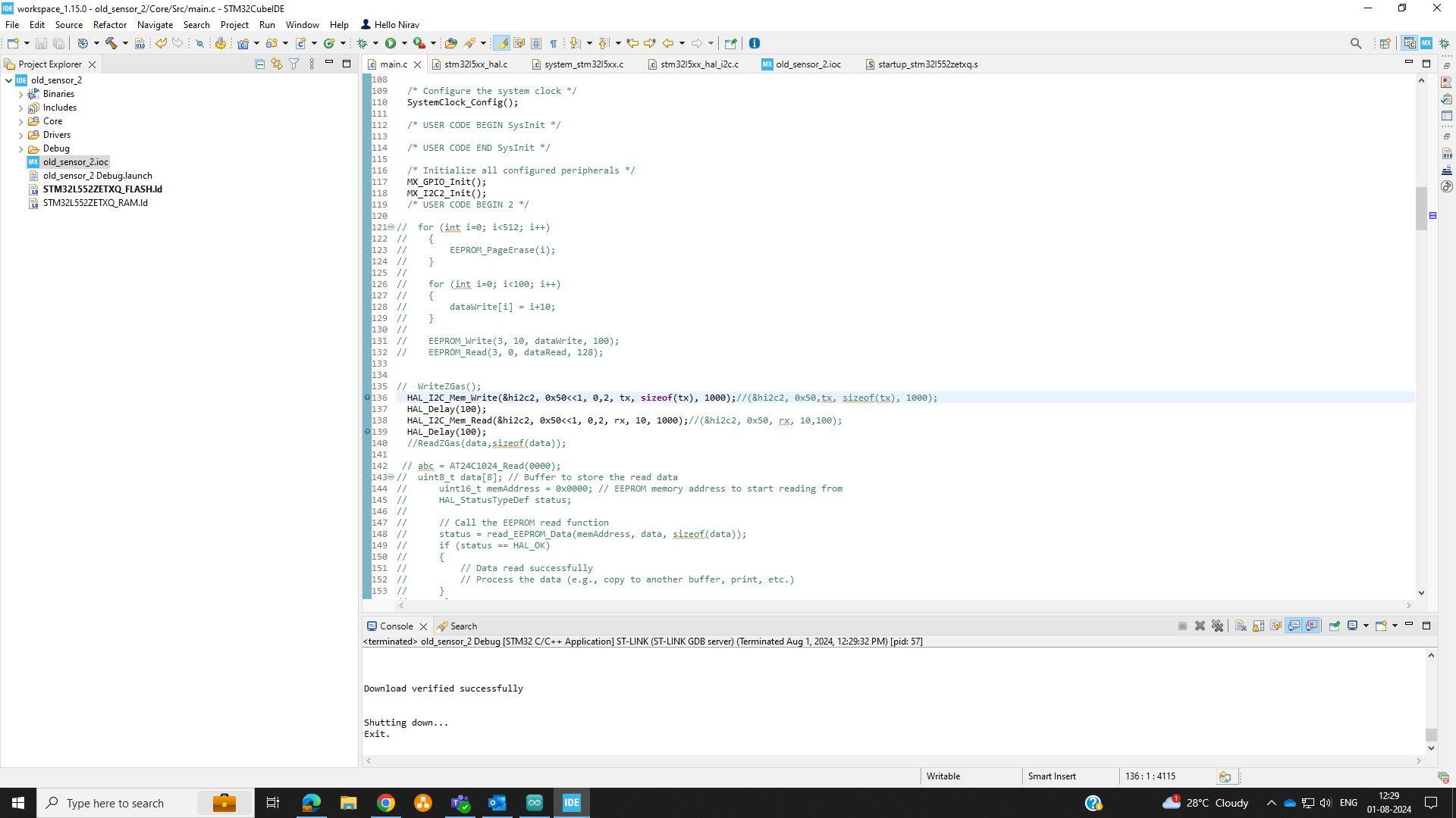 HAL_GetTick() returns the value -128 when called - STMicroelectronics Community