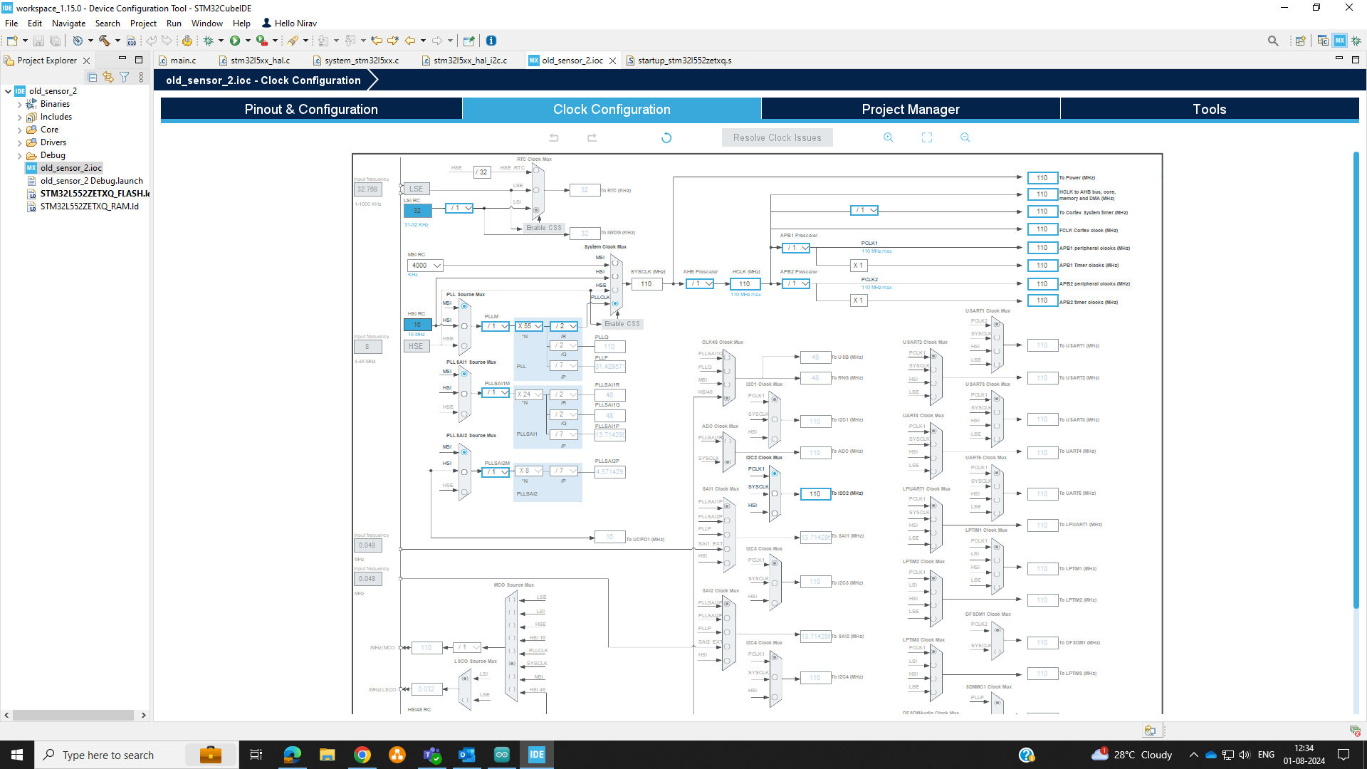 HAL_GetTick() returns the value -128 when called - STMicroelectronics Community