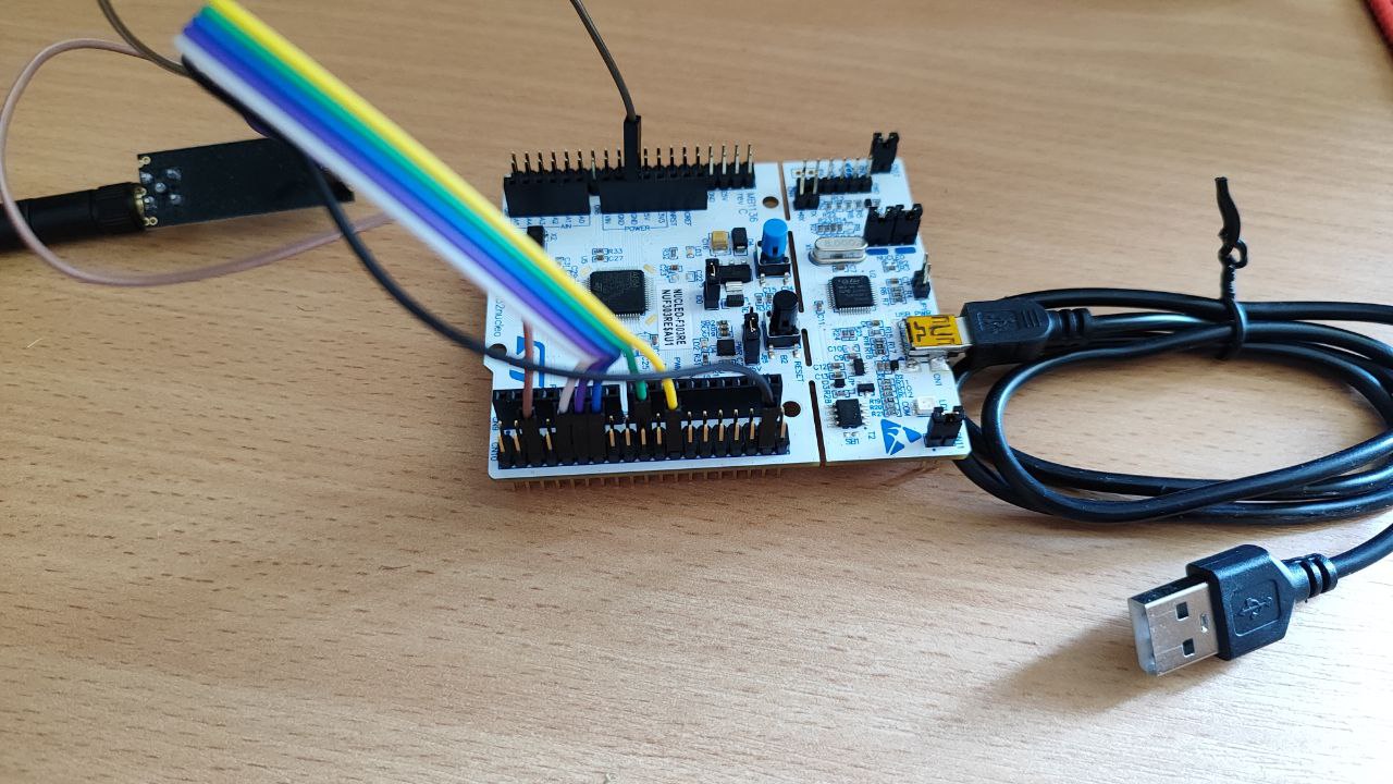 Can`t transmit data from STM32 to STM32 via NRF24L... - STMicroelectronics Community