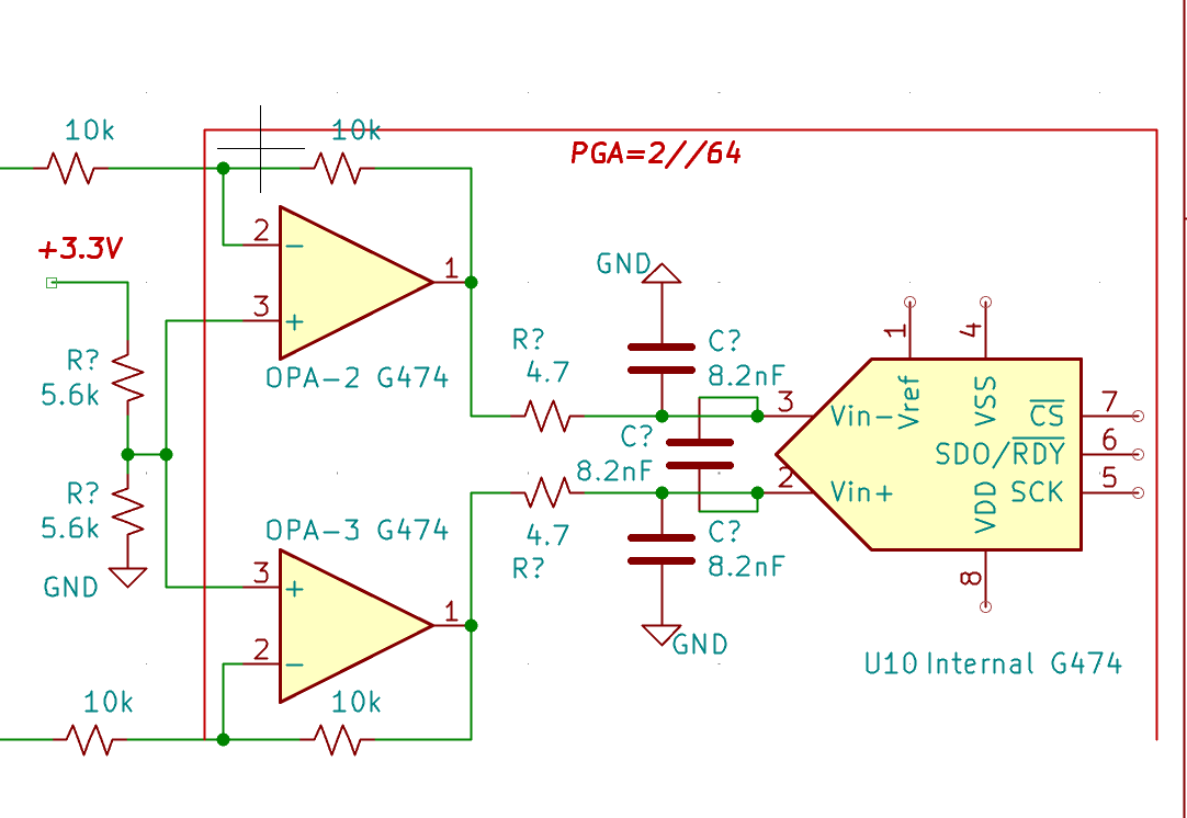 Solved Stm32 Opamp Differential Strain Gauge Bridge Input