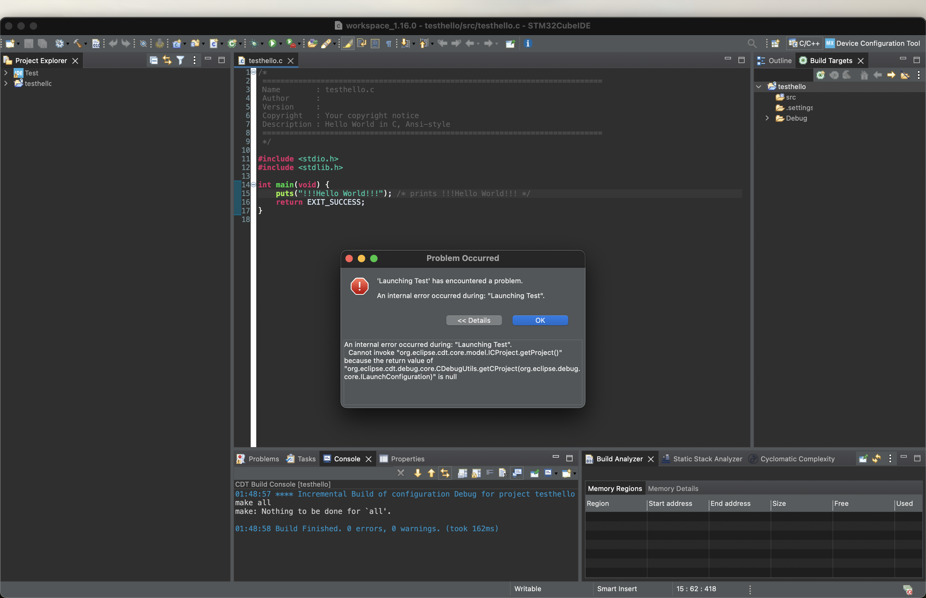 Solved: Internal Error - how to solve this pro - STMicroelectronics Community