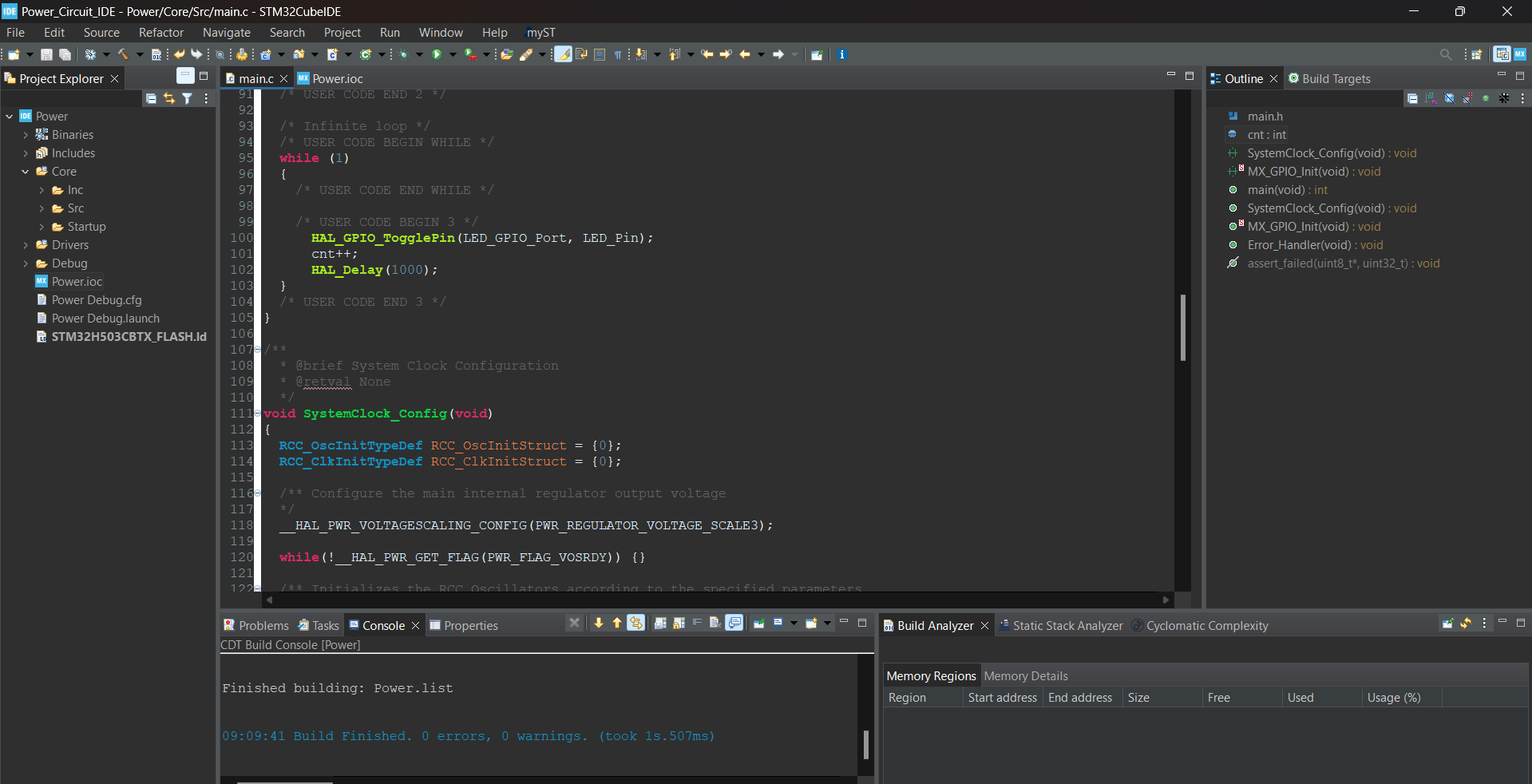 Solved: STMCubeMonitor doesn't work with STM32H503 - STMicroelectronics Community