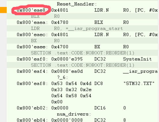 Solved: Why is the function address in the vector table of... - STMicroelectronics Community
