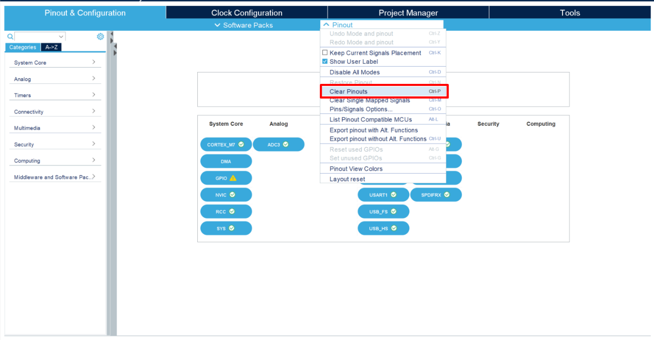 How to configure the FMC peripheral to interface a ...
