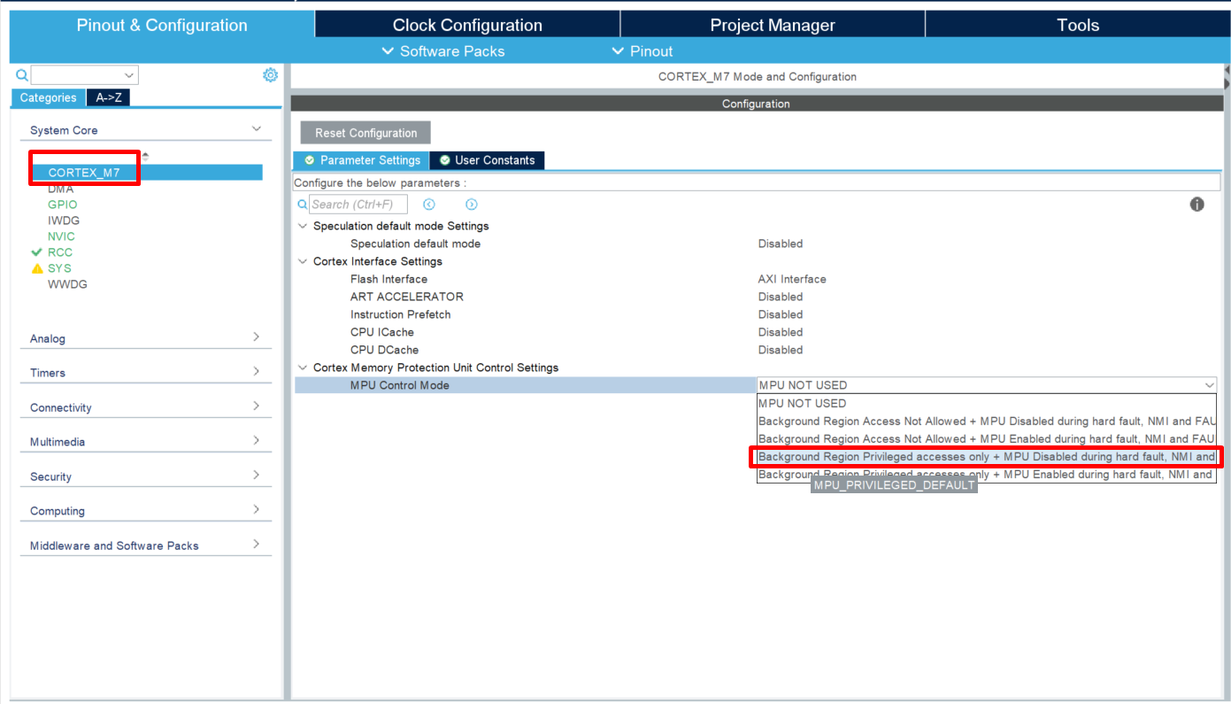 How to configure the FMC peripheral to interface a ...