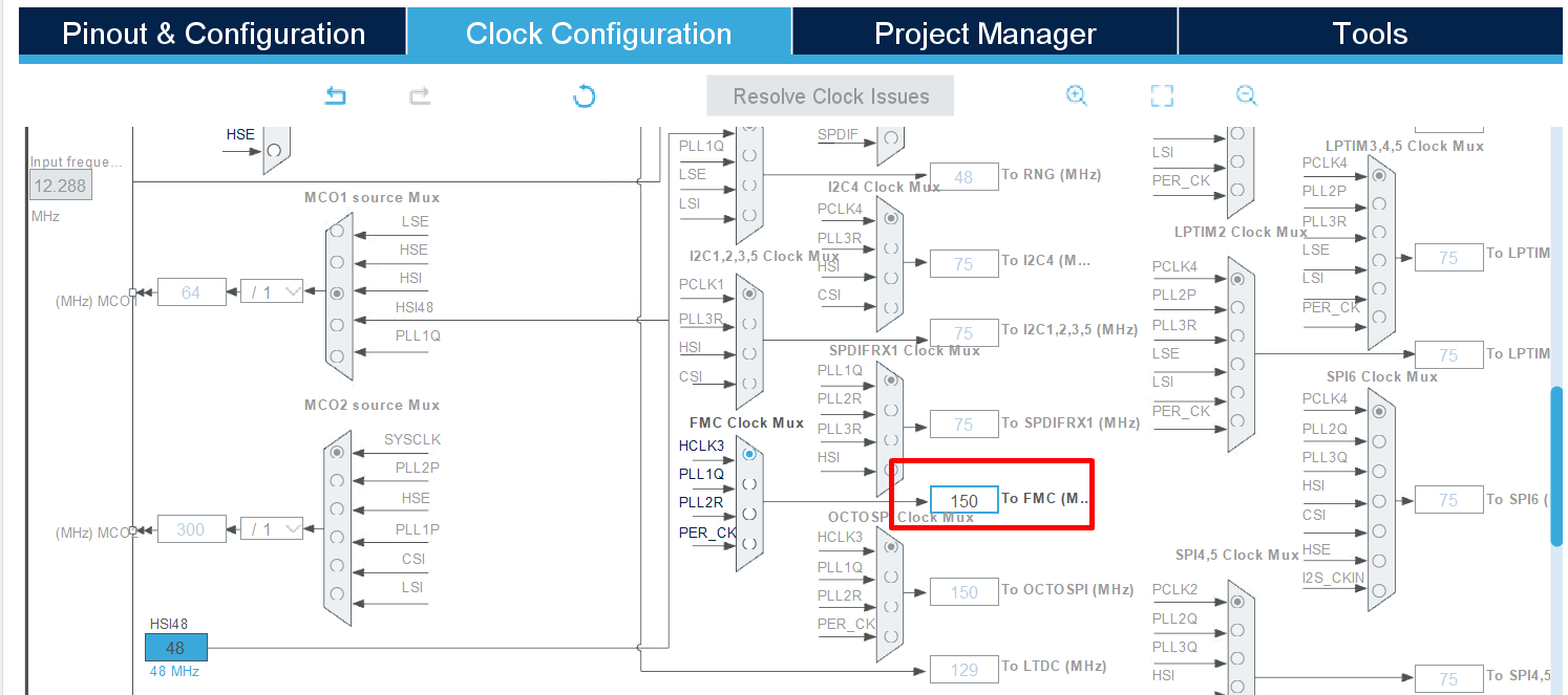 How to configure the FMC peripheral to interface a... - STMicroelectronics Community