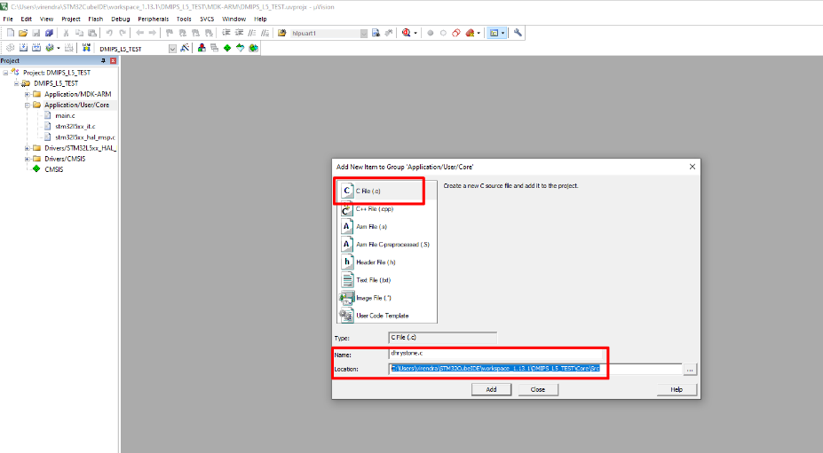 How to run a Dhrystone/DMIPS benchmark on an STM32 - STMicroelectronics ...