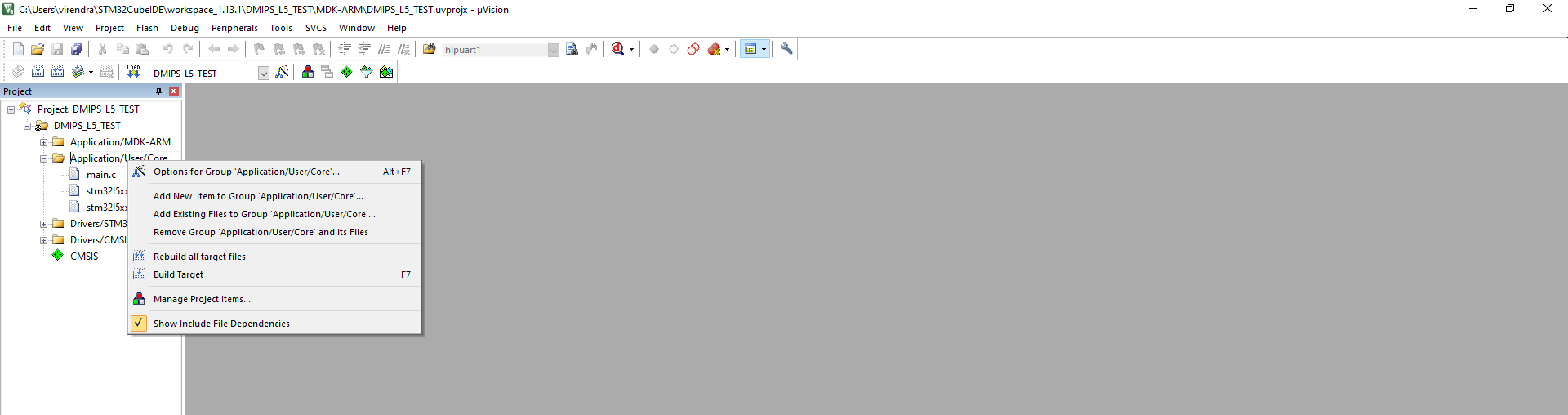 How to run a Dhrystone/DMIPS benchmark on an STM32 - STMicroelectronics ...