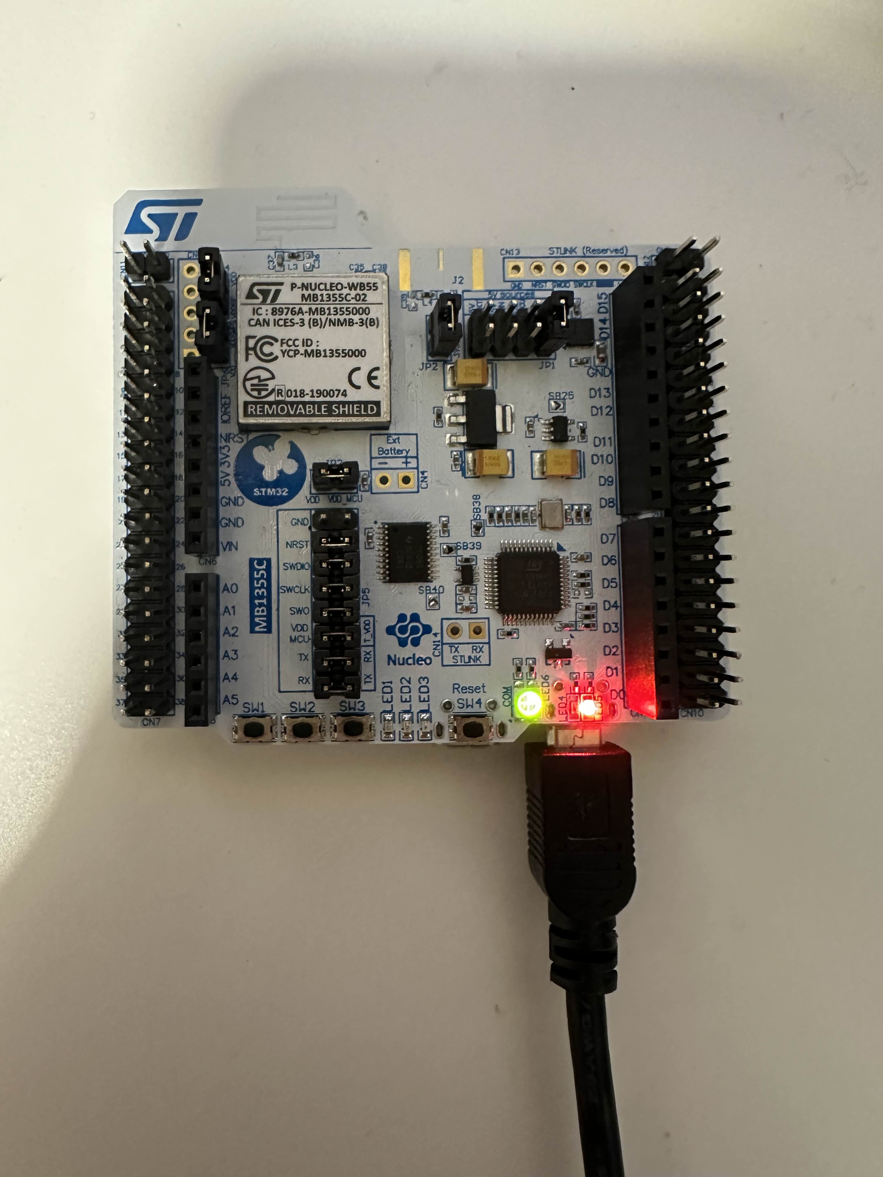 Stm32wb55rgv6 No St Link Detected Stmicroelectronics Community