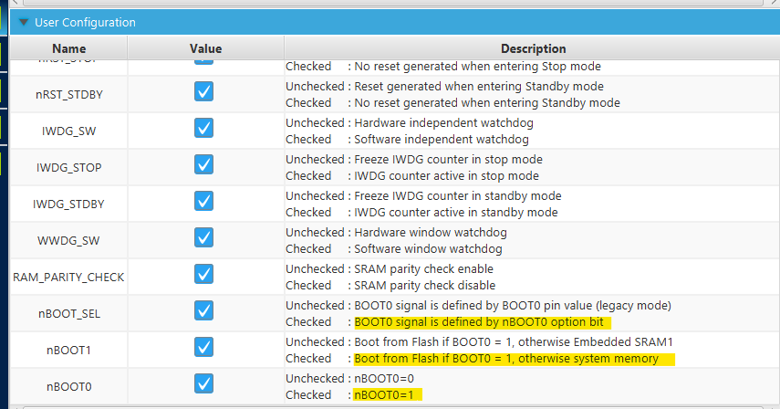 Solved: STM32G030K8 when set RDP to level1 has chance caus... - STMicroelectronics Community