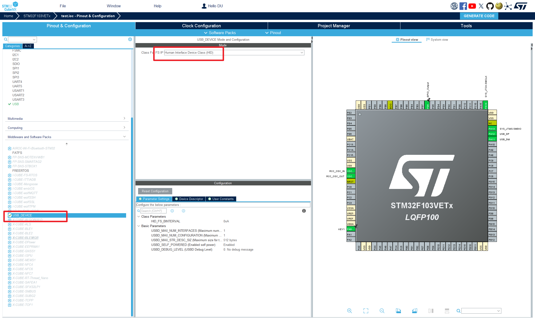 [STM32CUBEMX][USB] CAN NOT BE RECOGNISED when STM3... - STMicroelectronics Community