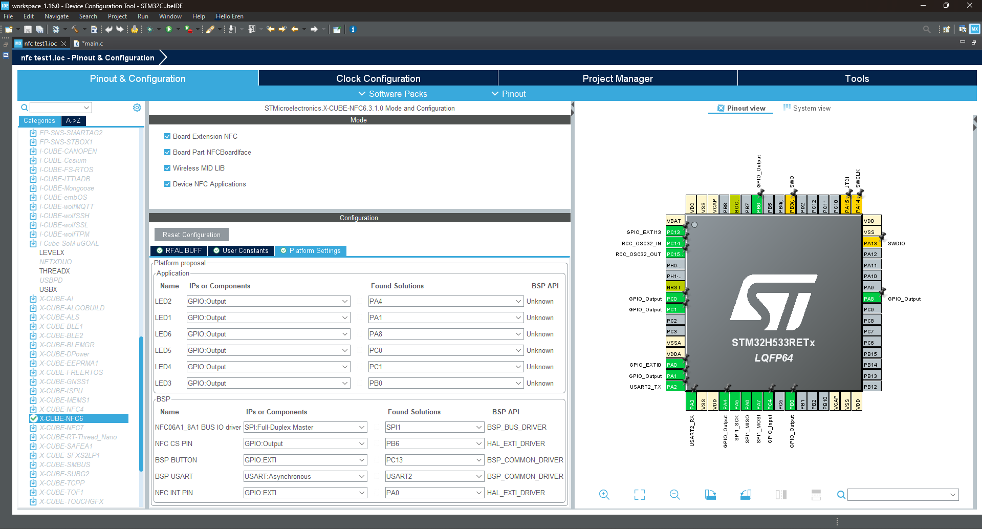 Solved: X-NUCLEO-NFC08A1 bring up on NUCLEO-U575ZI-Q - STMicroelectronics Community