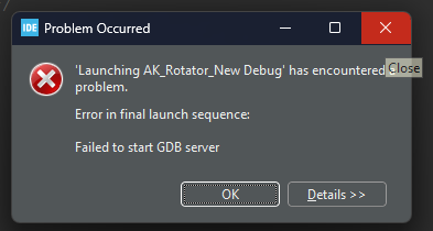 Unable to upload my code using Serial Wire Debug - STMicroelectronics ...
