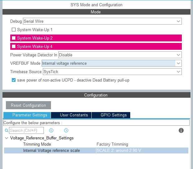 Solved: VREF Internal voltage reference G431 series - STMicroelectronics Community