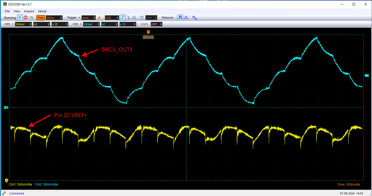 Solved: VREF Internal voltage reference G431 series - STMicroelectronics Community